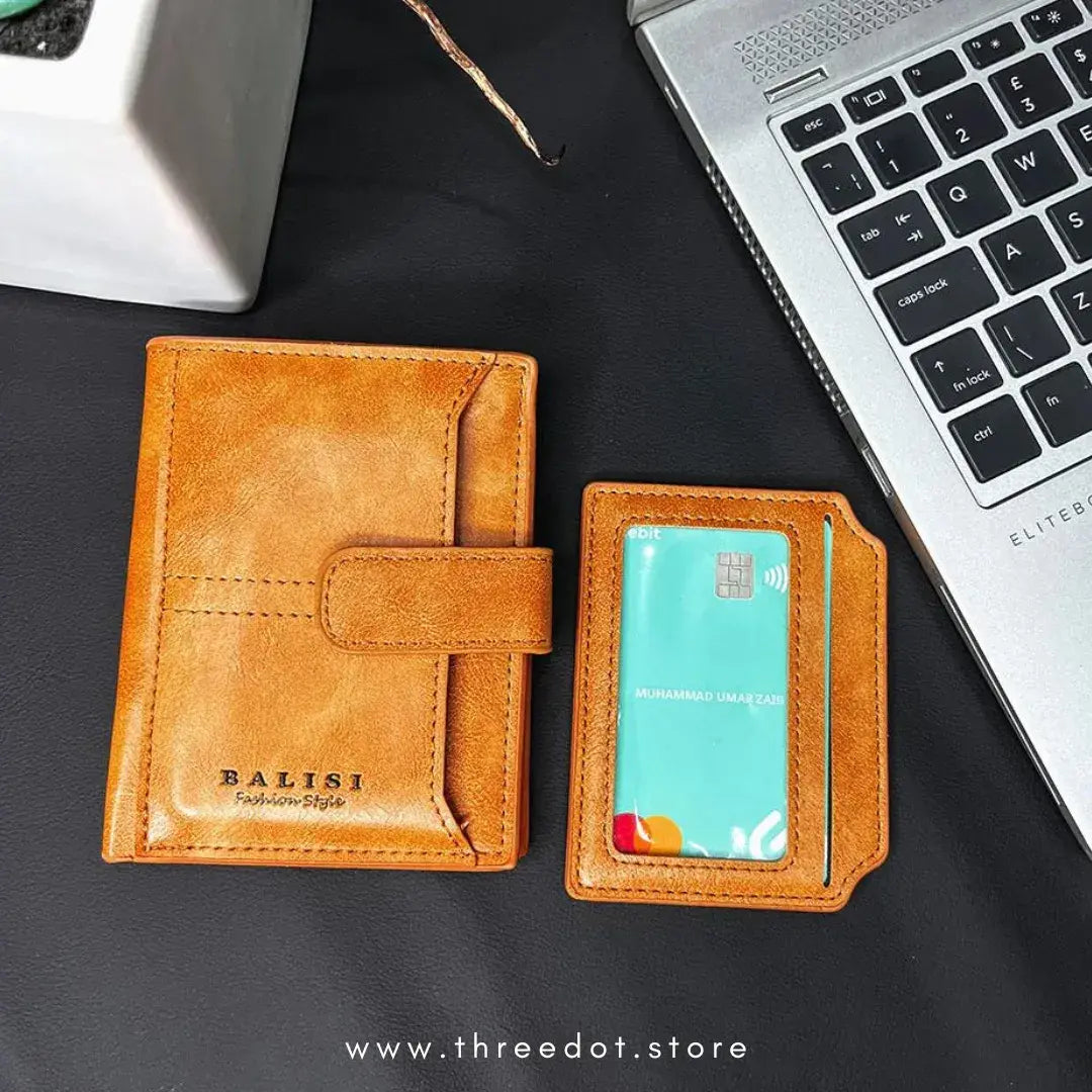 ORIGINAL BALISI BIFOLD LEATHER WALLET – Threedot.store