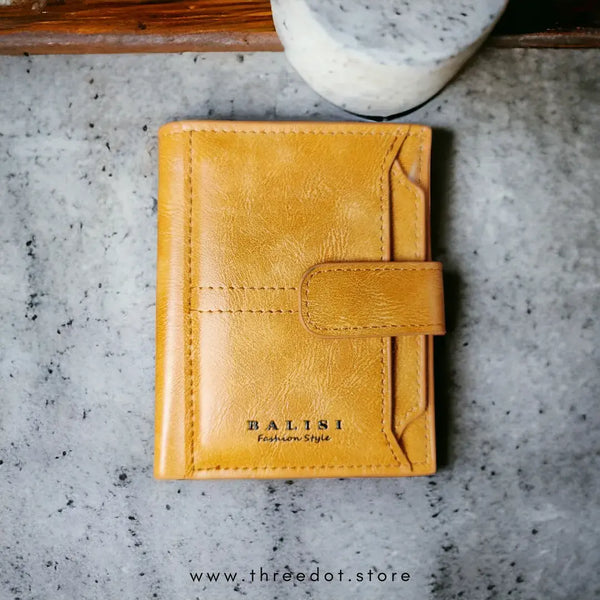 ORIGINAL BALISI BIFOLD LEATHER WALLET – Threedot.store